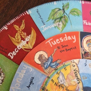 DIGITAL Orthodox Cyclical Calendar - Old Calendar- Homeschool Calendar ...