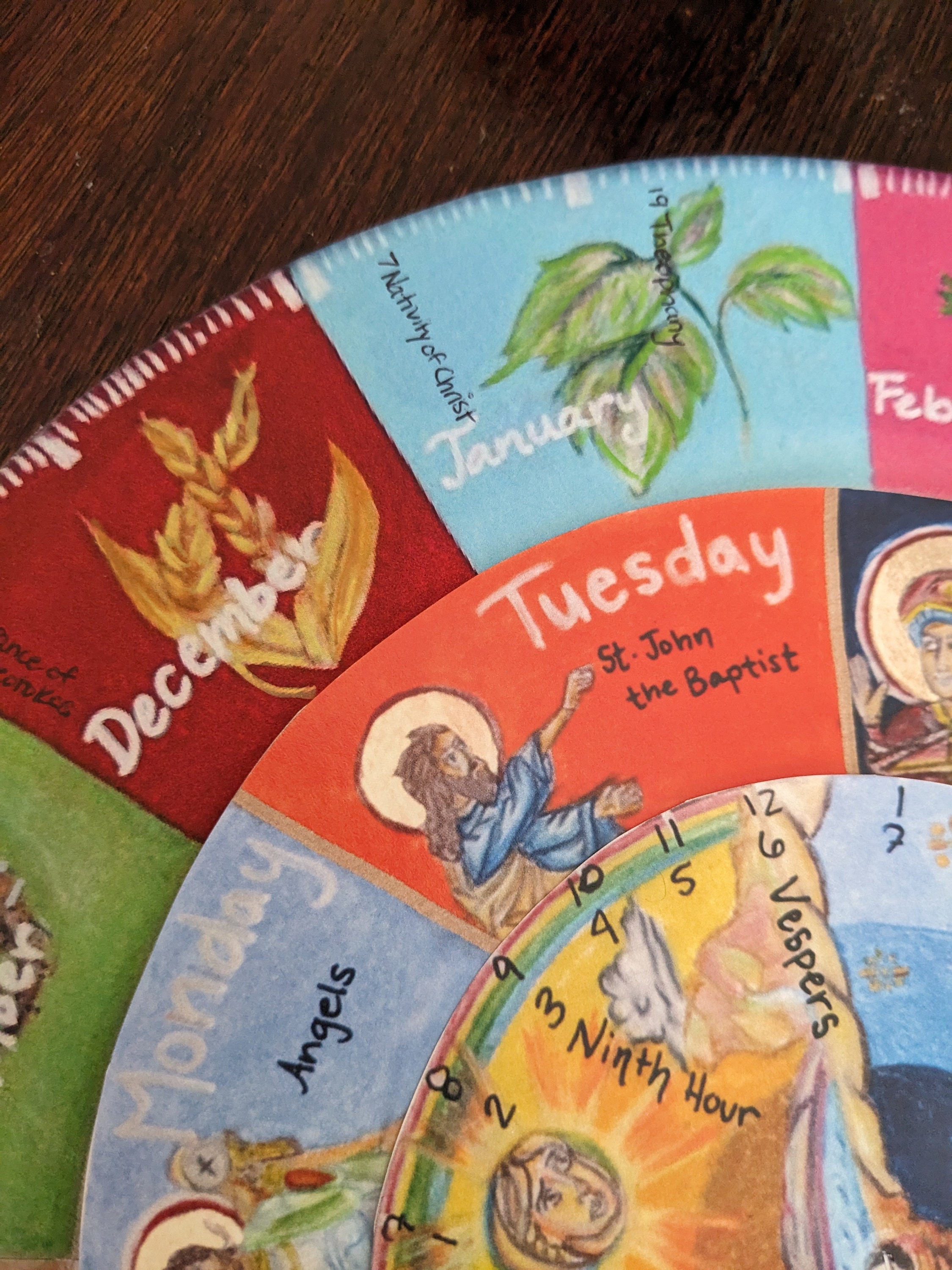 DIGITAL Orthodox Cyclical Calendar - Old Calendar- Homeschool Calendar ...