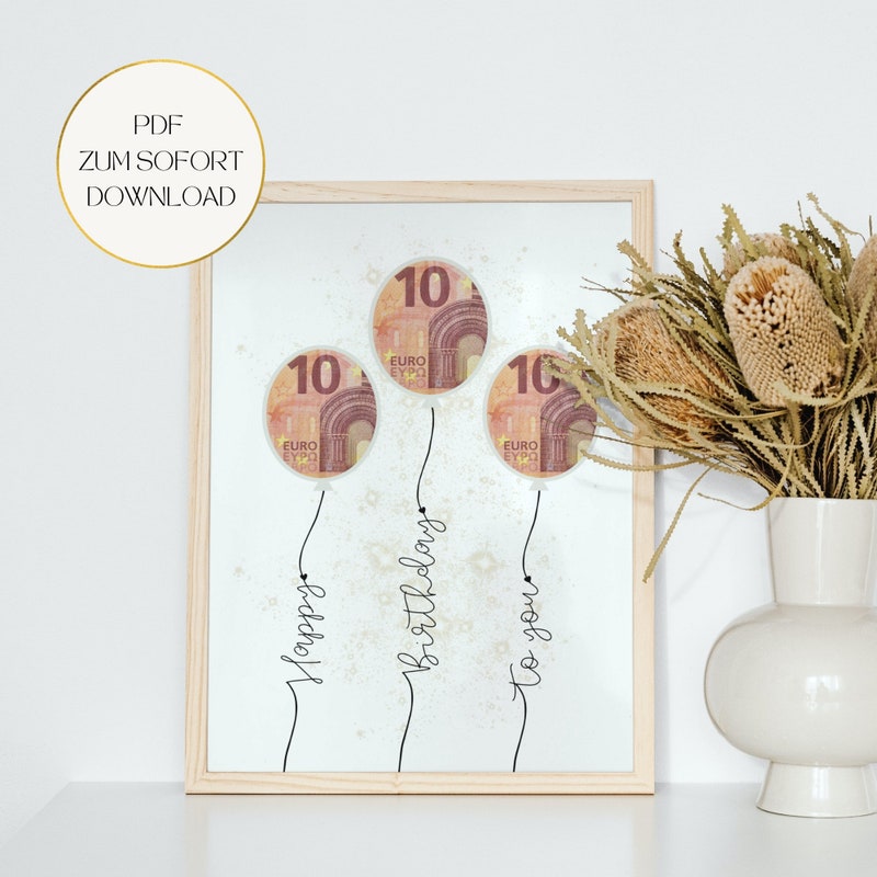 Geldgeschenk bilderrahmen - Etsy.de