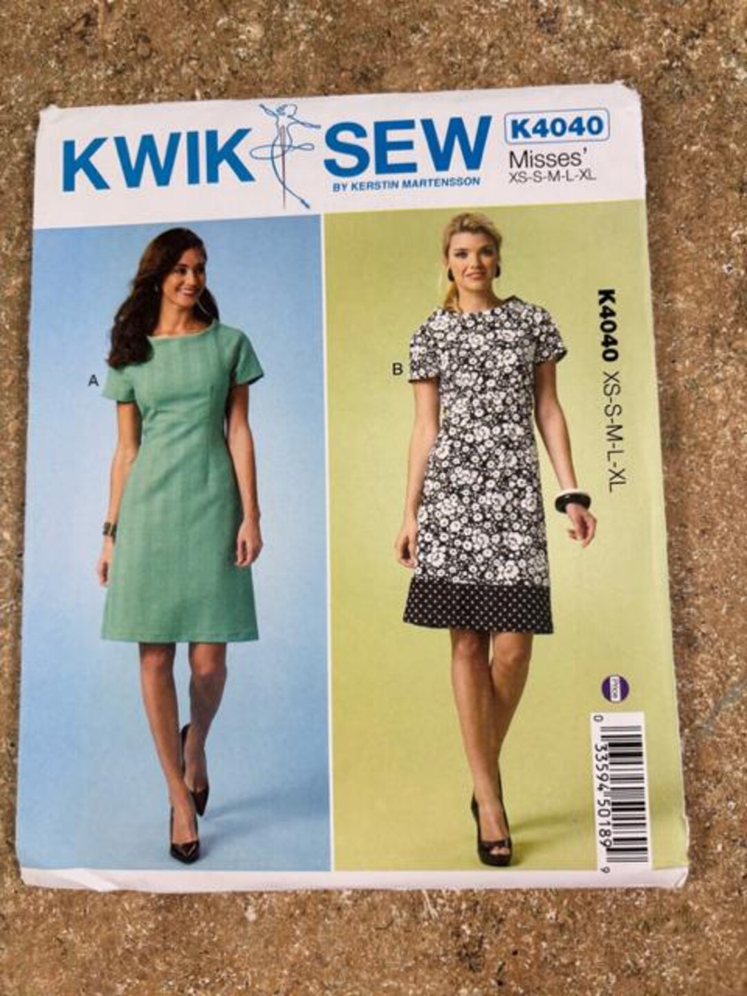 Kwik Sew Pattern K4040. Uncut. Women's Dress in 2 Styles. Circa 2014 ...