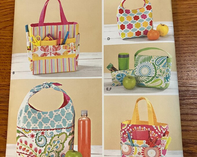 Simplicity Pattern 1385. Uncut. Totes and Lunch Bags Various Styles and ...