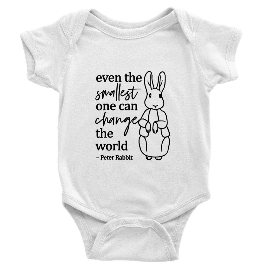 Peter Rabbit Baby Onesie Even the Smallest One Can Change - Etsy
