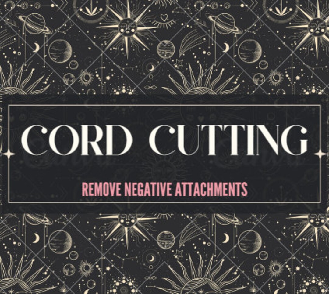 Cord Cutting: Negative Energy Attachment Removal - Etsy