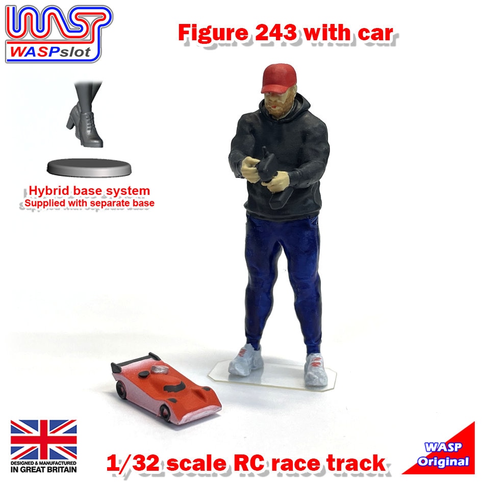 RC Race Track & Figures 1/32 Scale Racing Radio Control On-road ...