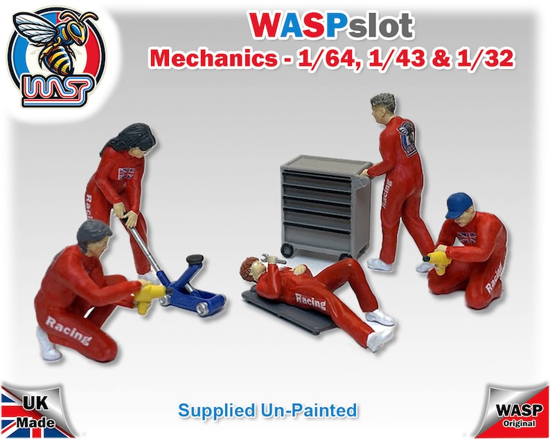Mechanics Set - 1/64, 1/43 & 1/32 (set 116) UNPAINTED - Etsy UK