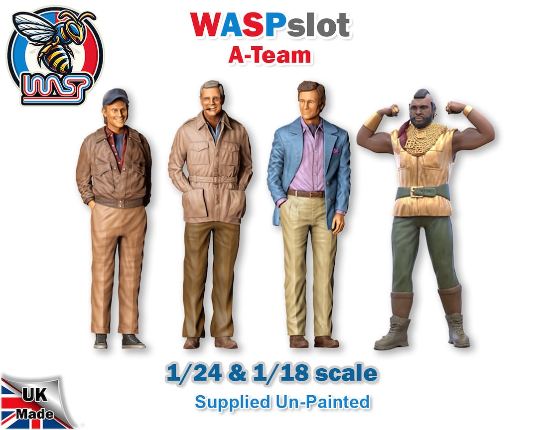 A-team Figures, 1/24 & 1/18 UNPAINTED - Etsy