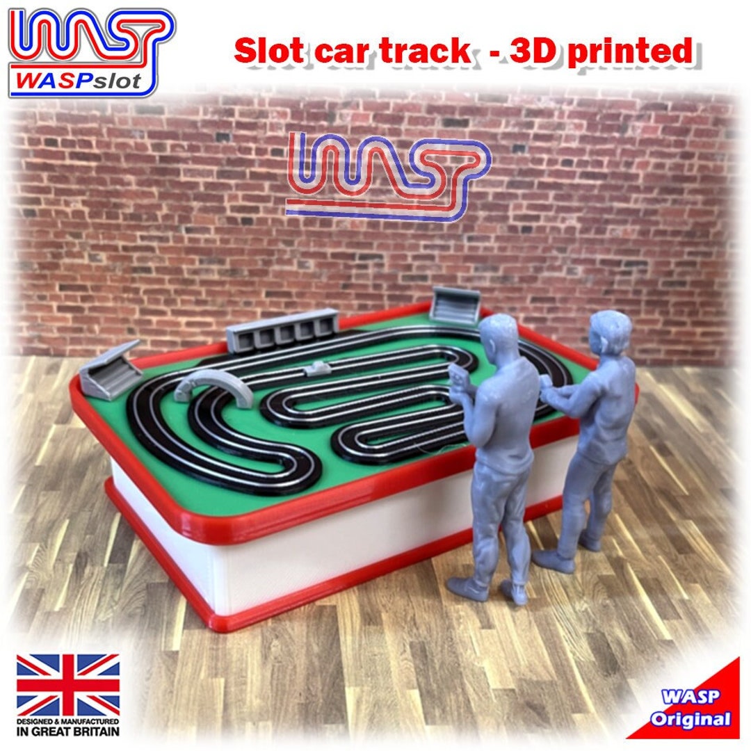 Slot Track & Figures 1/32 Scale Racing 3D Printed WASP - Etsy