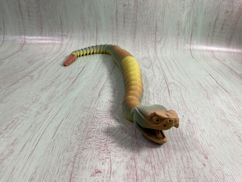 Rattlesnake, Reptile Art, Reptile Toy, Fidget Snake, Sensory Toy ...