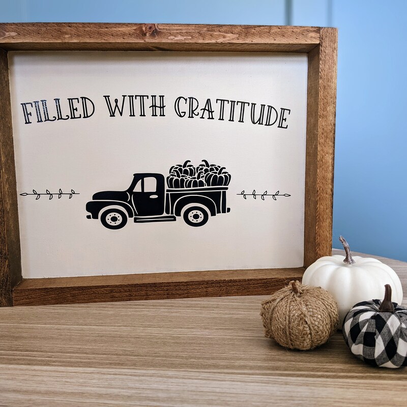 Gratitude Sign - Etsy