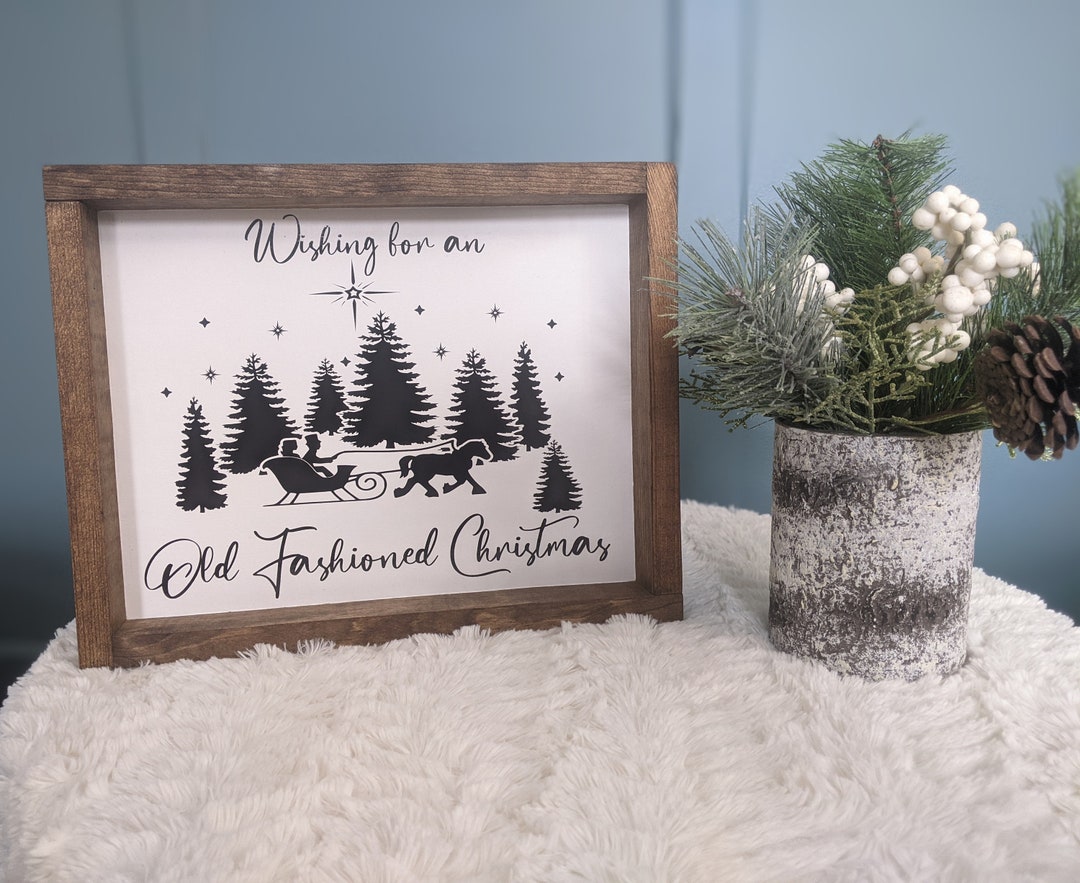 Sleigh Ride Christmas Box Sign - Etsy