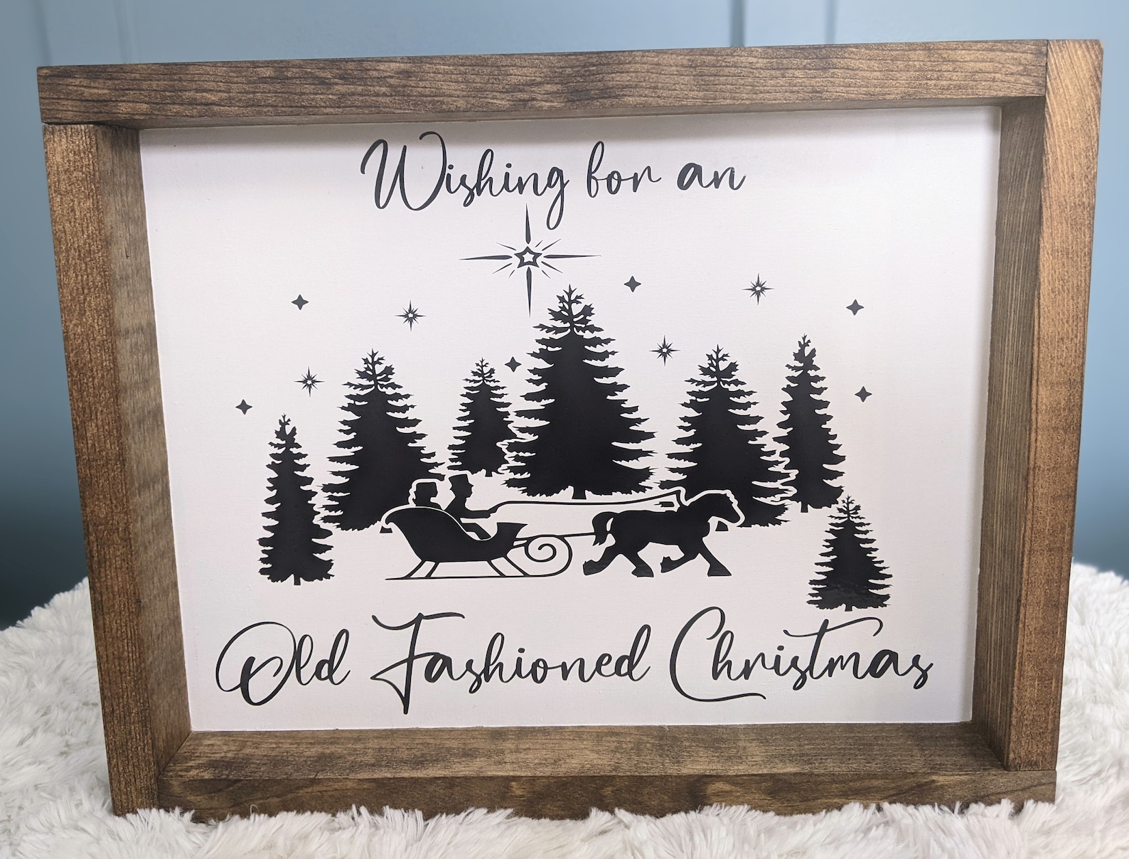 Sleigh Ride Christmas Box Sign - Etsy