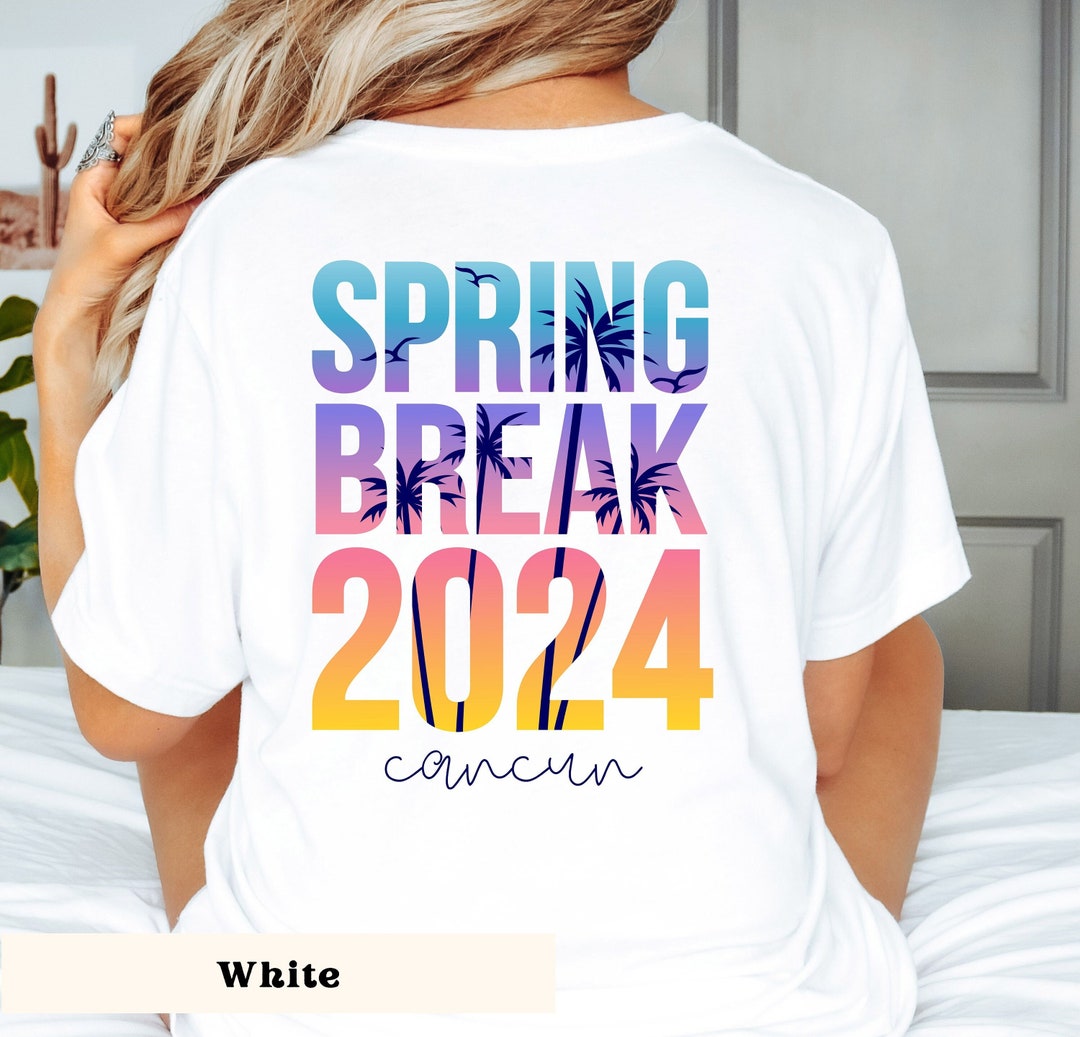 Custom Spring Break 2024 Shirts, Custom Family Vacation Shirts, Spring ...