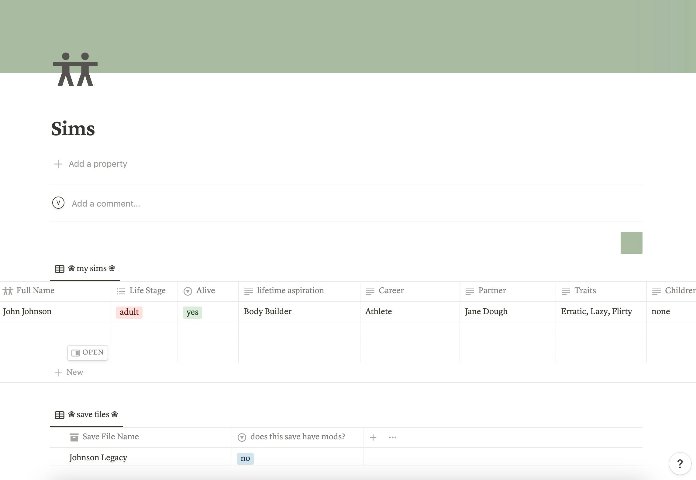 Sims 4 Notion Planner Template - Etsy Australia