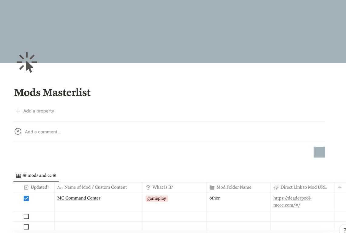 Sims 4 Notion Planner Template - Etsy Canada