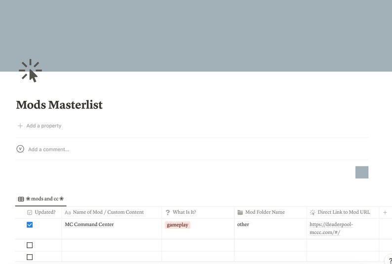 Sims 4 Notion Planner Template - Etsy Canada