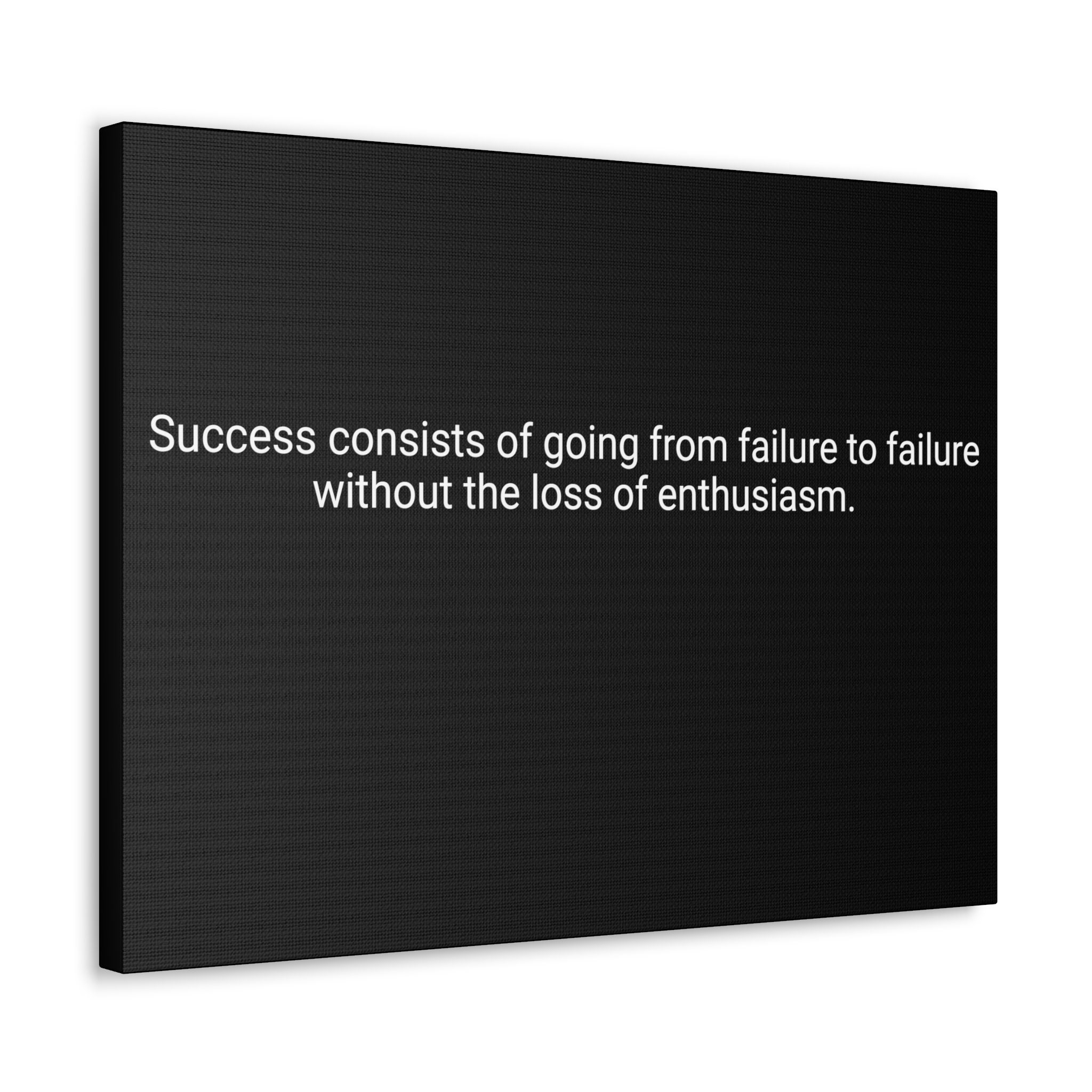 Canvas Gallery Wraps Winston Churchill Famous Inspirational Quote ...