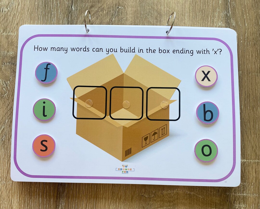 Phonics Activity Book Four - Etsy