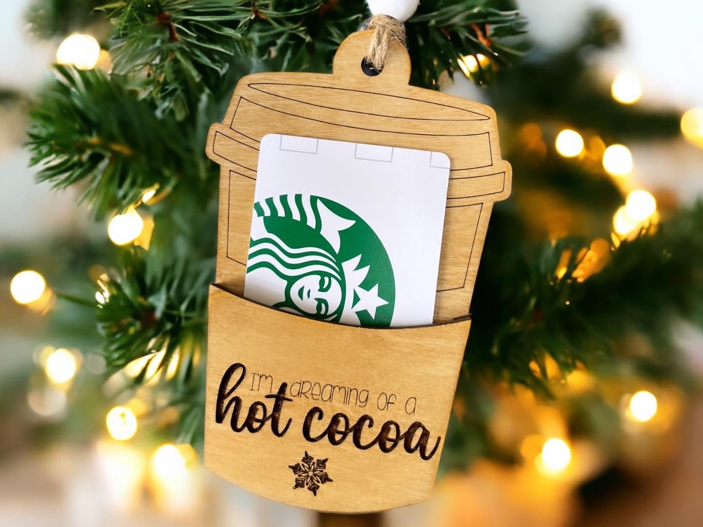 Coffee-themed Gift Card Holder Wood Gift Card Holder for Teachers Wood ...