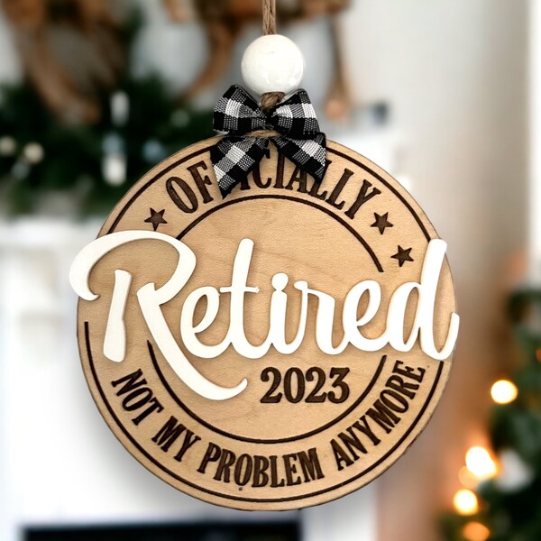 Retirement Ornaments - Etsy