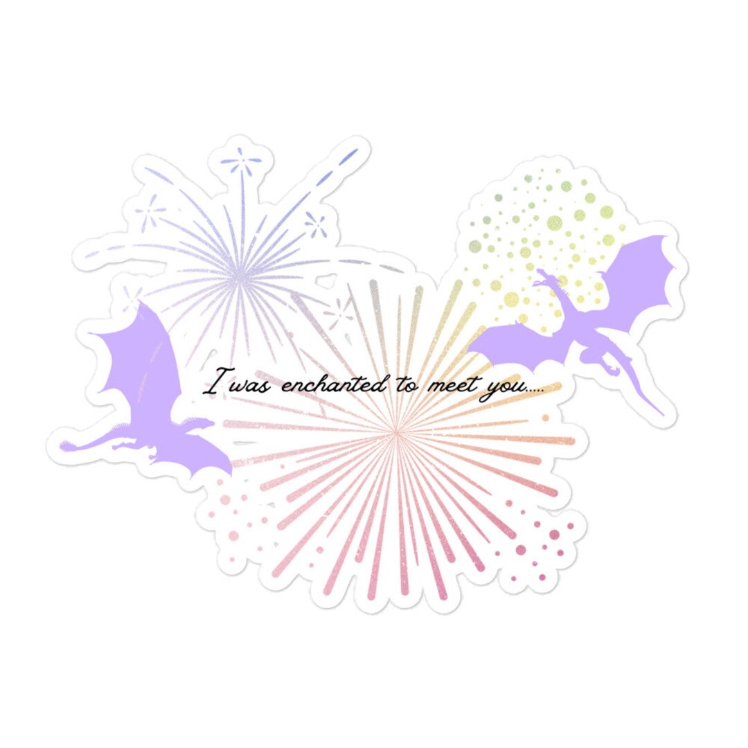 Enchanted SN Key Cut Sticker Music Video Singer Tour Pop Star Fan Art ...
