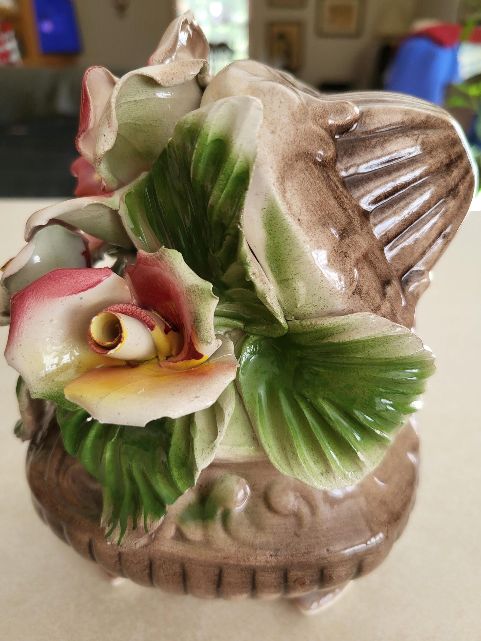 Vintage Rose Capodimonte Nuova Red Pink Yellow Box of Roses - Etsy