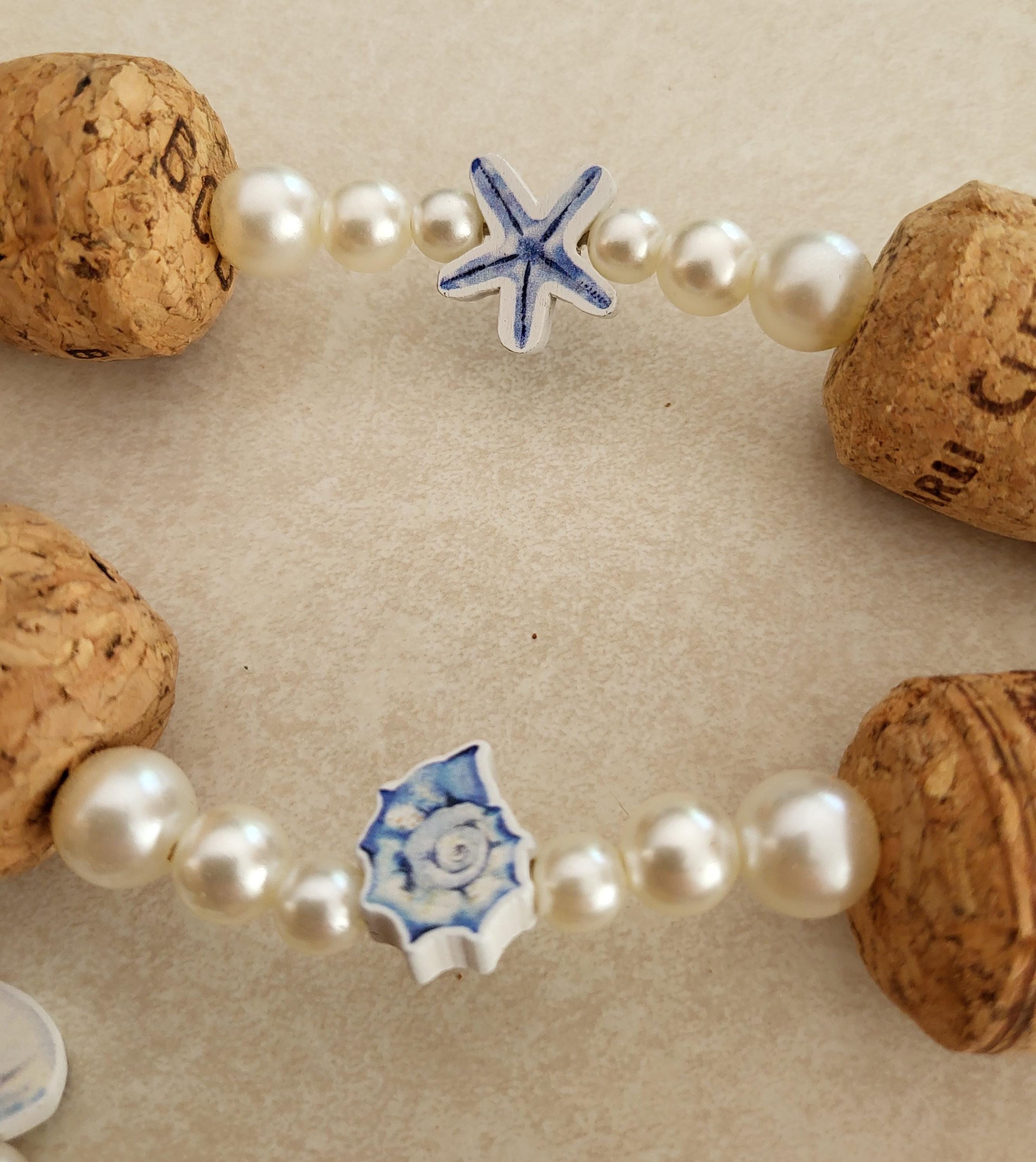 Cork Garland - Champagne Corks With Beach Bling - Etsy