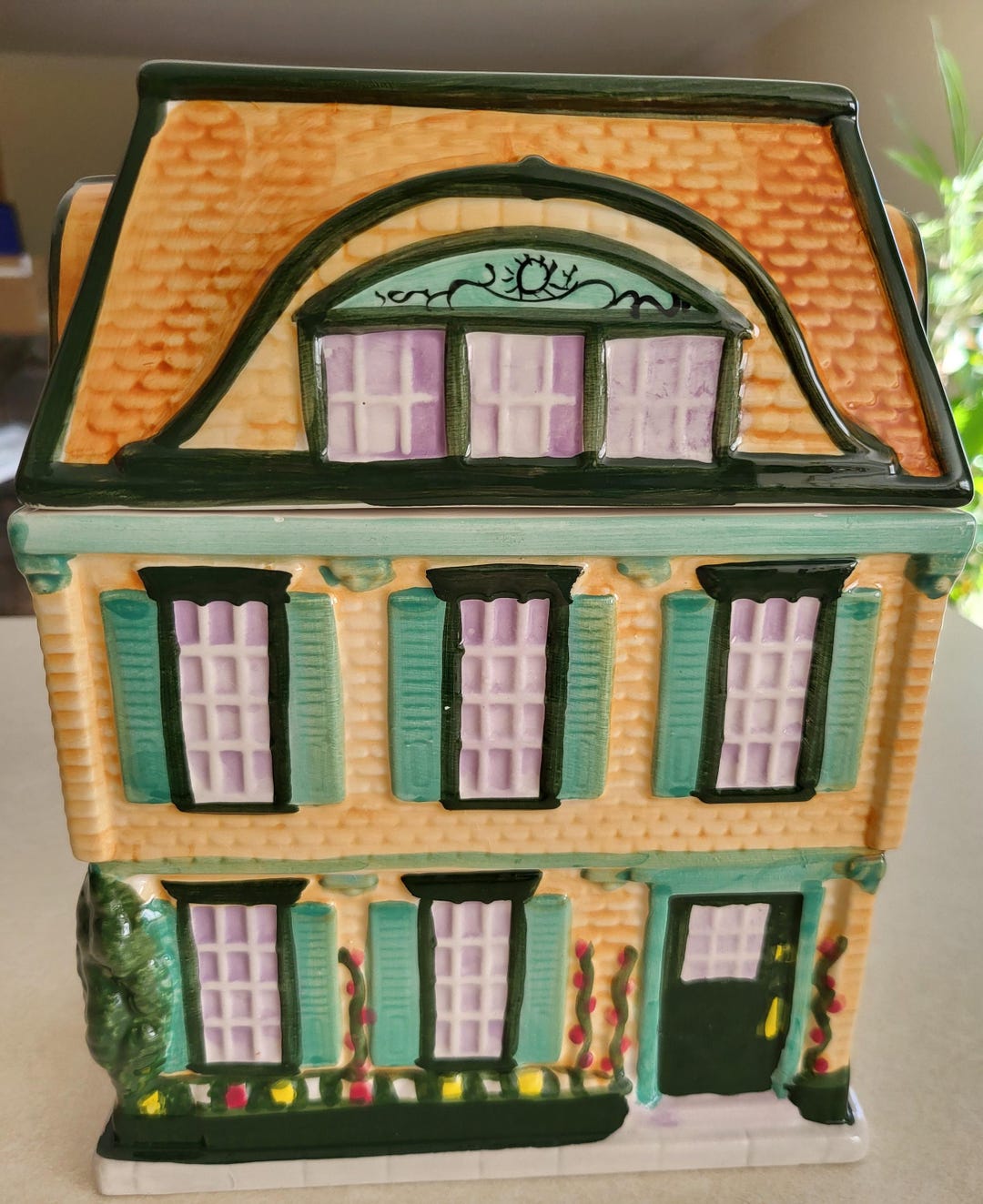 Vintage Sherwood Victorian House Cookie Jar 1999 - Etsy
