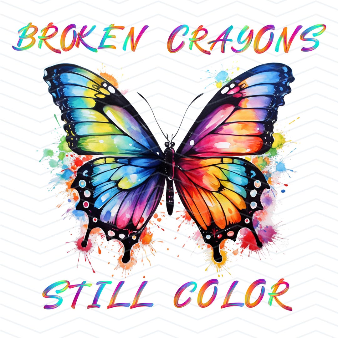 Autism Png, Broken Crayons Still Color Png, Autistic Png, Watercolor ...