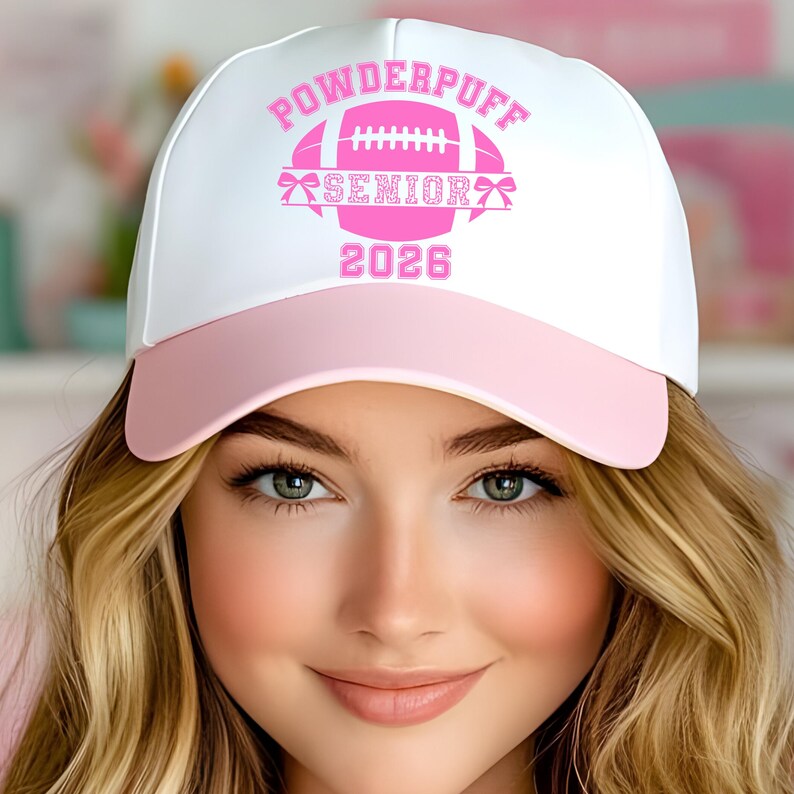 Powderpuff Football PNG SVG: Senior 2026 Cheerleader, Powderpuff Shirt ...