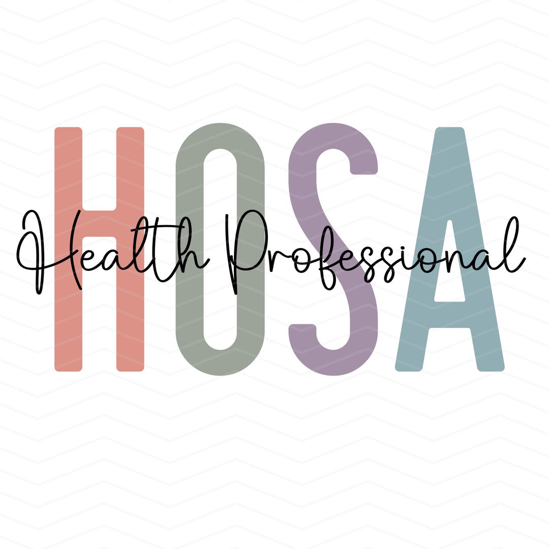 HOSA Health Professional SVG PNG: Medical Student Gift (digital ...