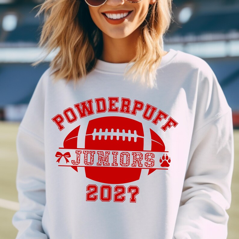 Powderpuff Football PNG SVG, Juniors 2027 Cheer, Powder Puff Png ...