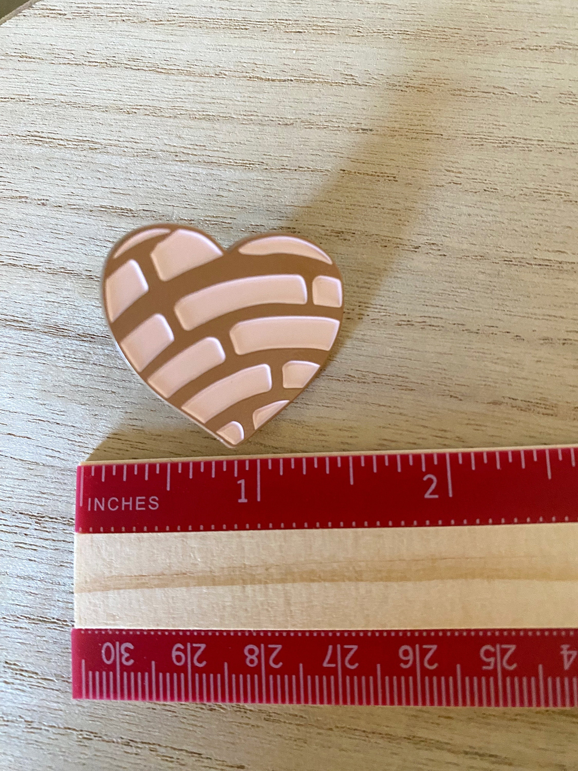 Concha Heart Pin Pan Dulce - Etsy