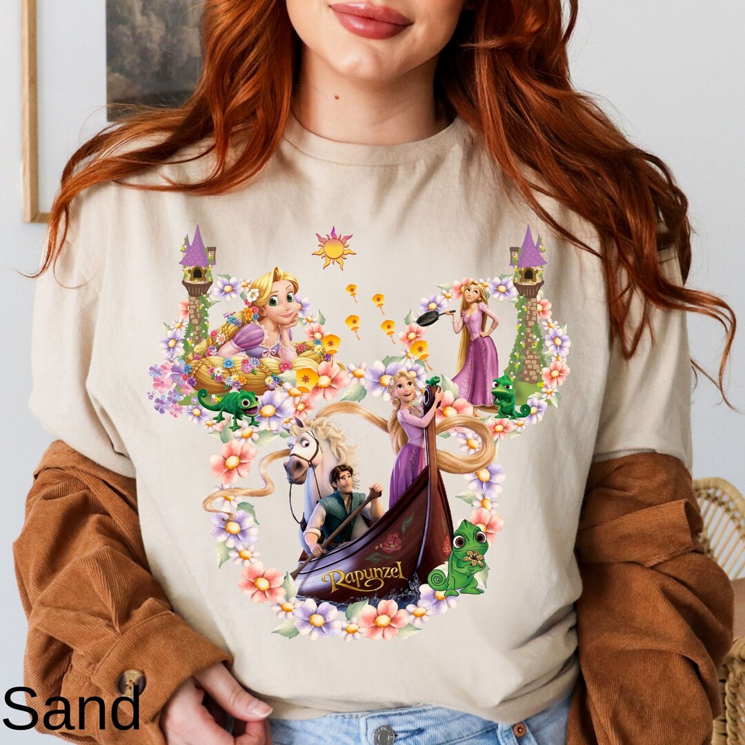 Rapunzel Tangled Movie Shirt, Disney Rapunzel Shirt, Tangled Pascal ...
