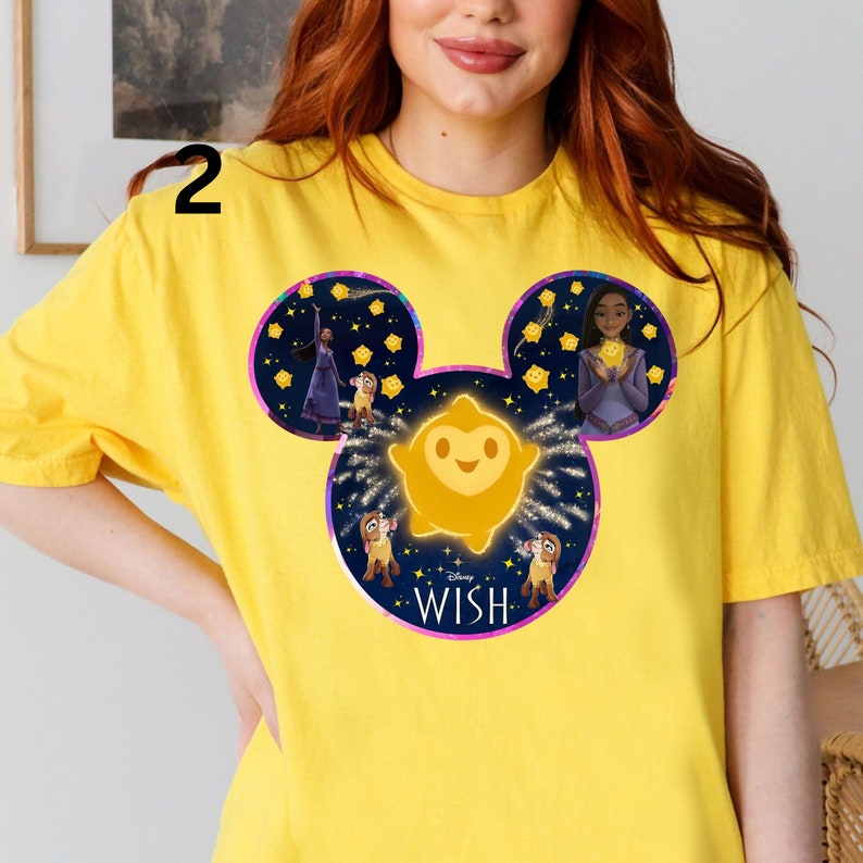 Disney Wish Movie Shirt, Disney Wish Star Shirt, Disney Wish Asha ...