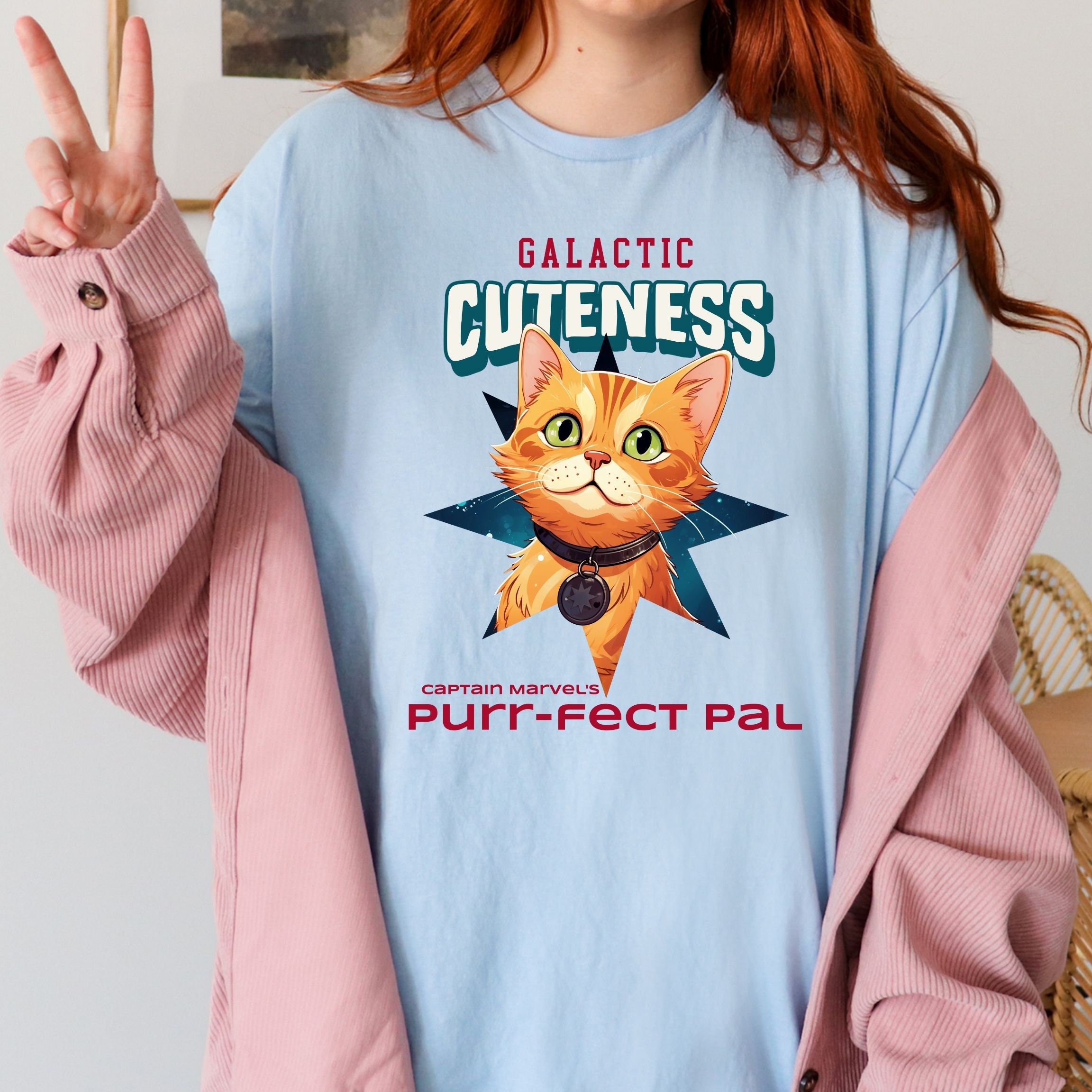 Flerken Shirt the Marvels Cat Shirt, Captain Marvel's Cat Shirt, Cat ...