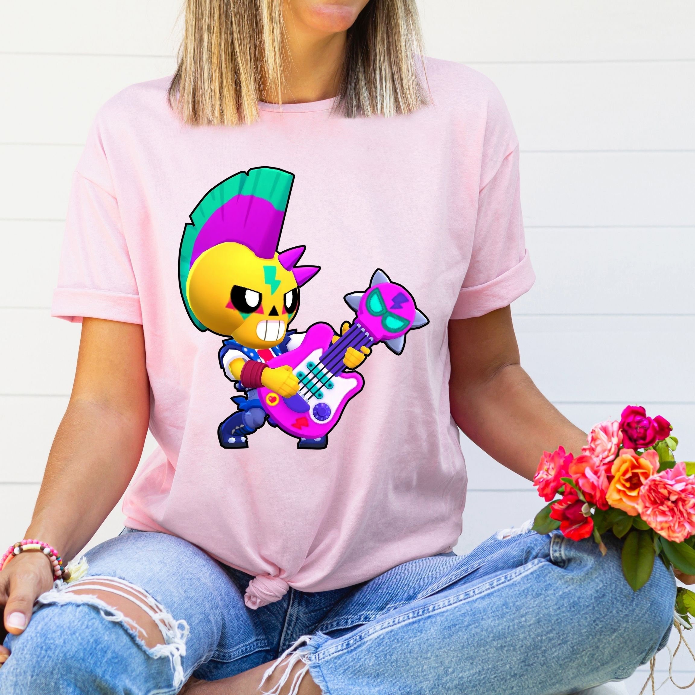 Brawl Stars Shirt, Custom Brawler T-shirt,nita Dynamike Leon mortis ...