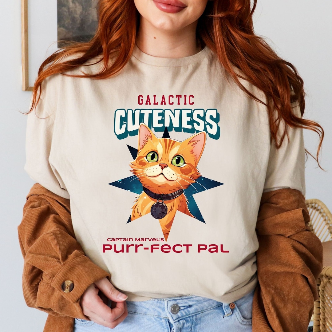 Flerken Shirt the Marvels Cat Shirt, Captain Marvel's Cat Shirt, Cat ...