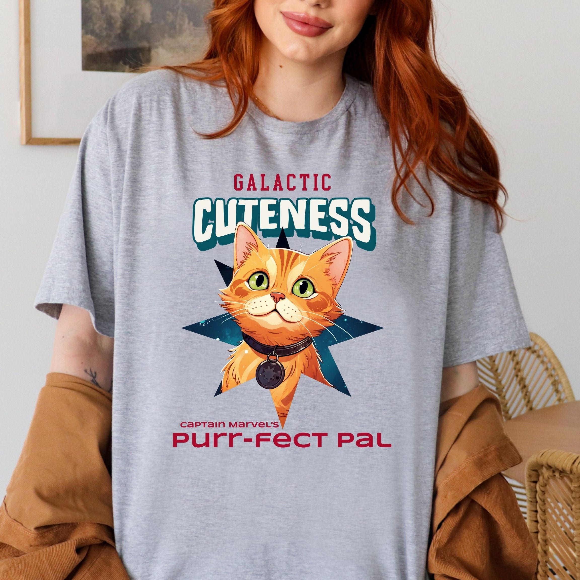 Flerken Shirt the Marvels Cat Shirt, Captain Marvel's Cat Shirt, Cat ...