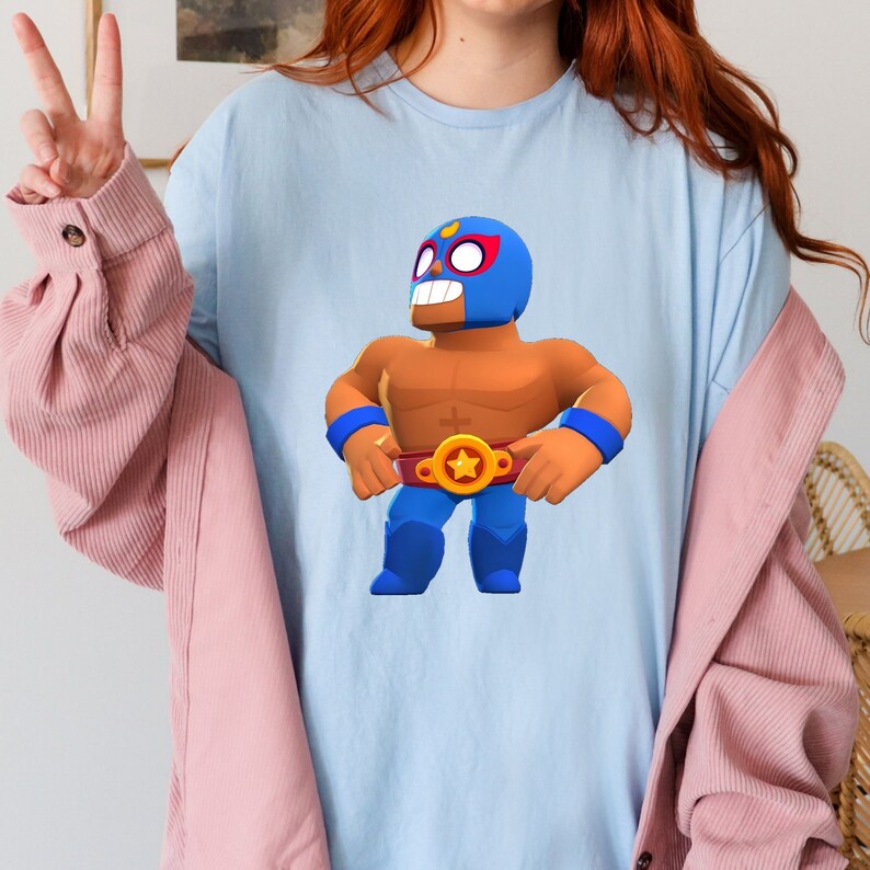 Brawl Stars Shirt, Brawler T-shirt, El Primo Shirt - Etsy