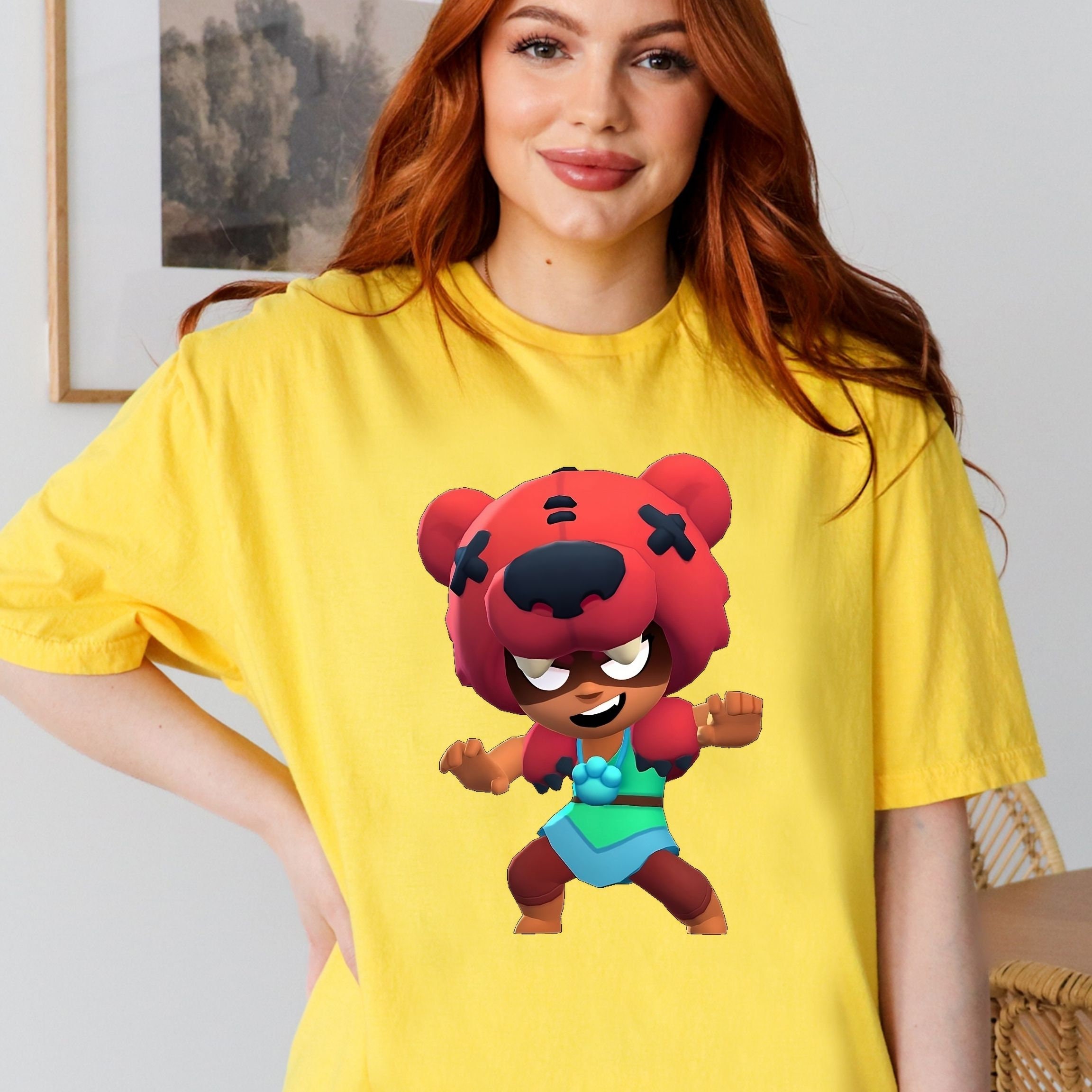 Brawl Stars Shirt, Custom Brawler T-shirt, Nita Shirt, Leon Shirt, Poco ...