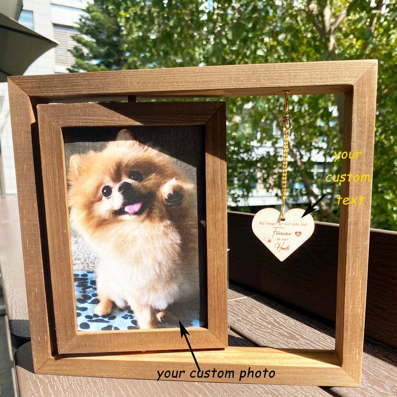 Rotating Photo Frame Memorial - Etsy UK