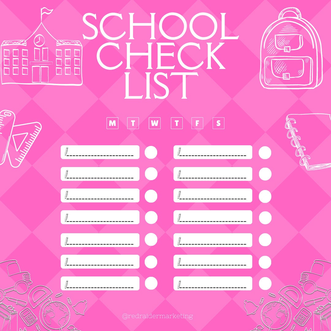 Blank Minimal Printable Daily to Do List Girls Boys - Etsy