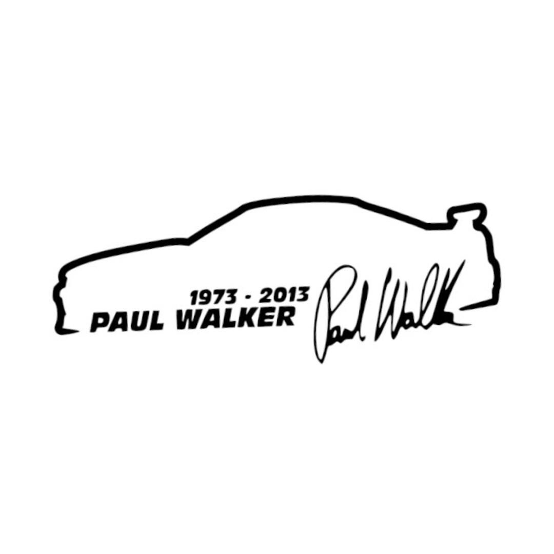 Paul Walker Tuning Auto Car Sticker Window Decal - Etsy