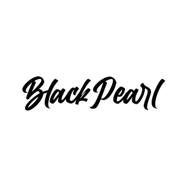 Window Black Pearl Decal - Etsy