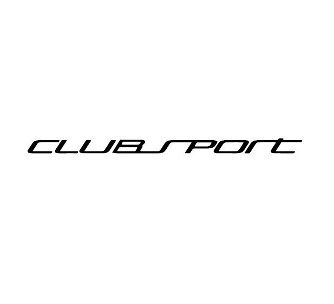 Clubsport Vinyl Tuning Auto Car Sticker Disc Decal - Etsy
