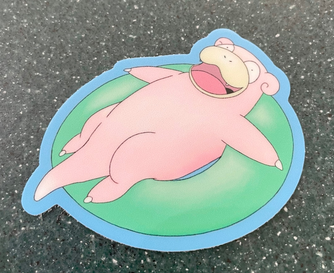 Slowpoke Lazy River Tubing Sticker - Etsy