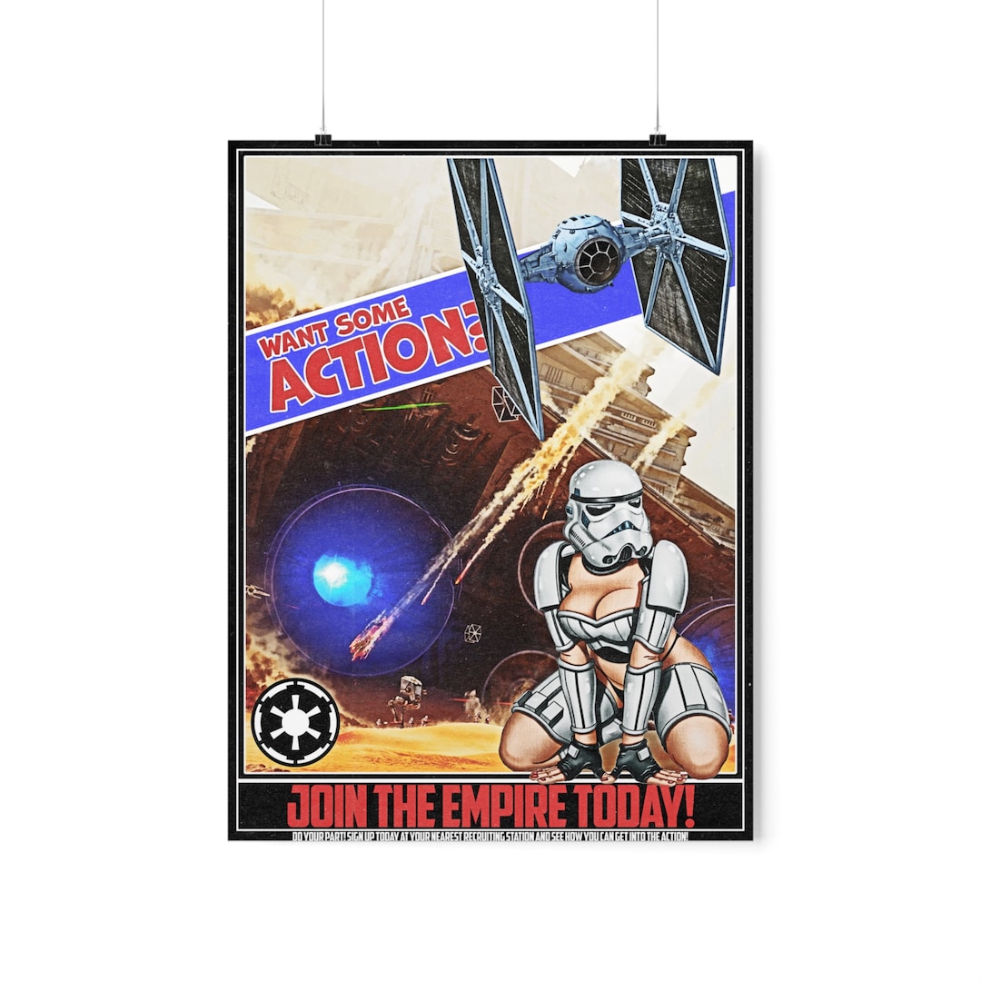 Star Wars Pinup Poster, Retro Pinup Girl, Vintage Star Wars Kunst, Nerd ...