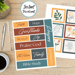 Printable Prayer Board Kit DIY, Christian Wall Art Collage ...