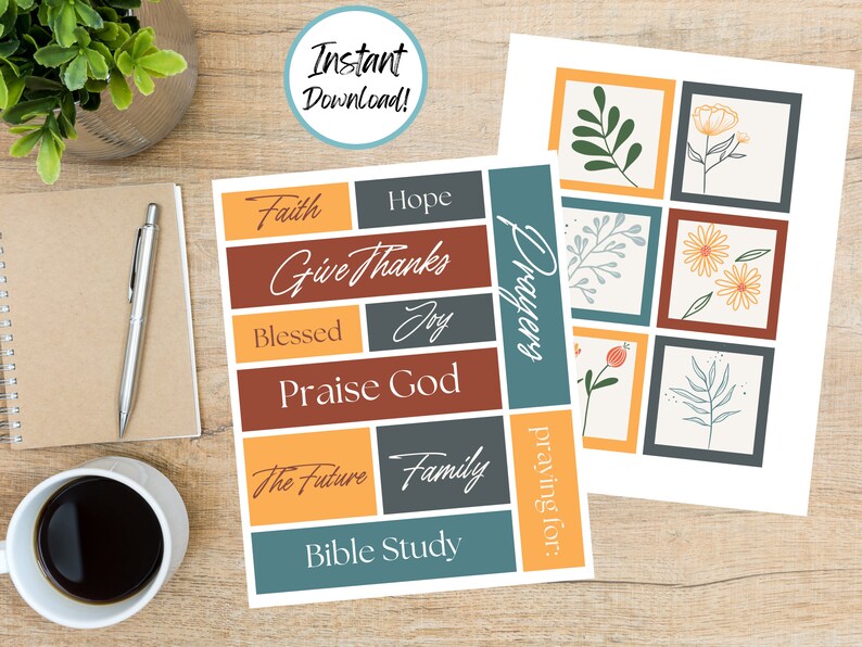 Printable Prayer Board Kit DIY, Christian Wall Art Collage ...