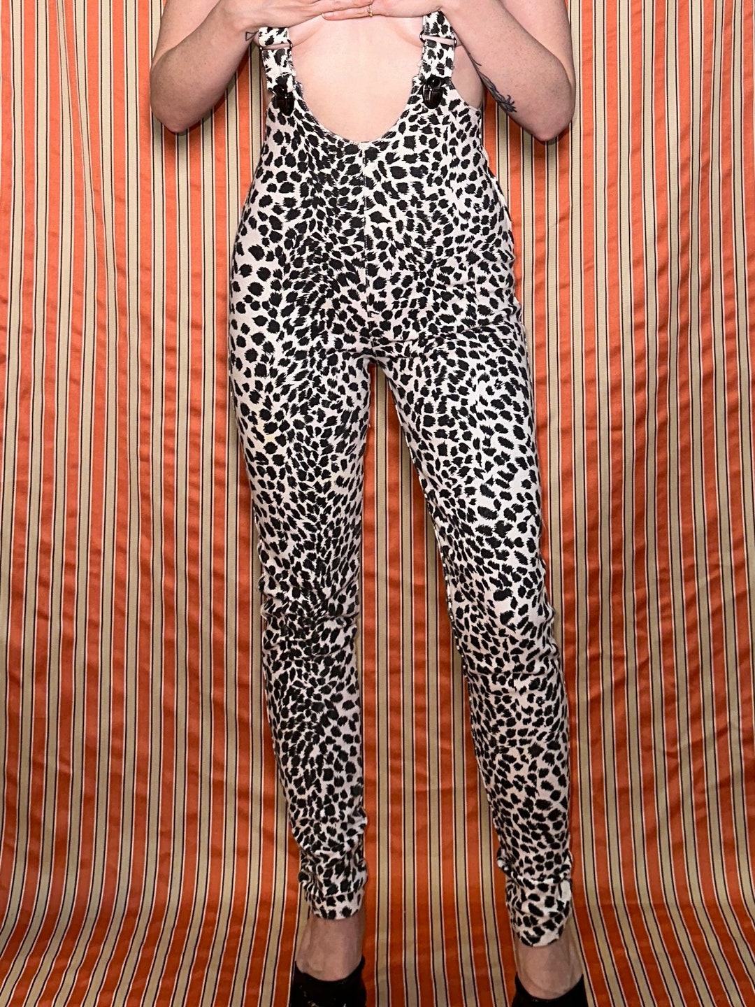 1980s Corniche Leopard Overalls - Etsy